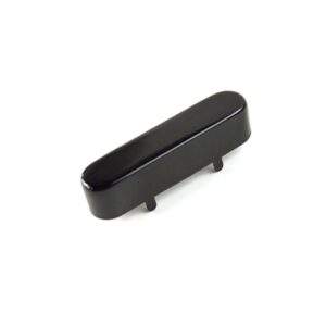 standard size tele style metal neck pickup cover,premium gloss black