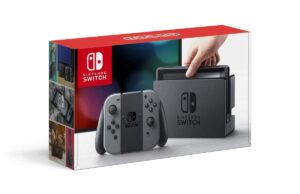 nintendo switch console gray joy-con (renewed)