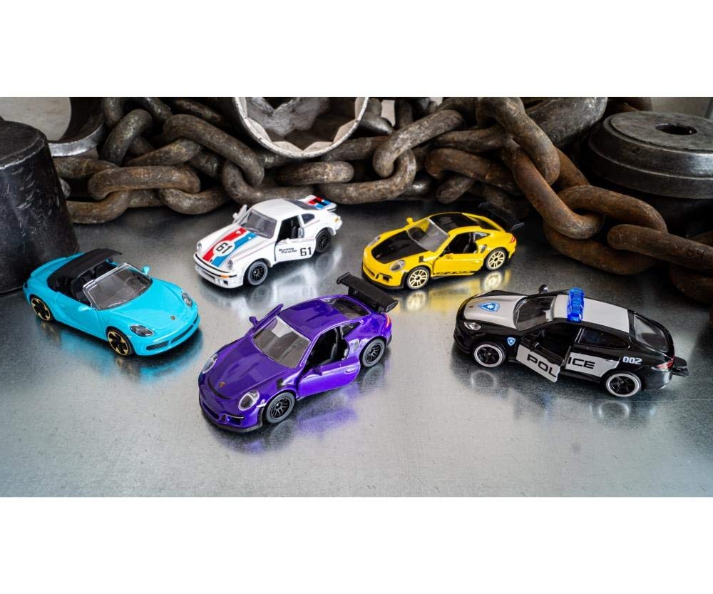 Majorette 1:64 Porsche Edition 5-Pack Die-cast Cars, Toys for Kids and Adults (212053171)