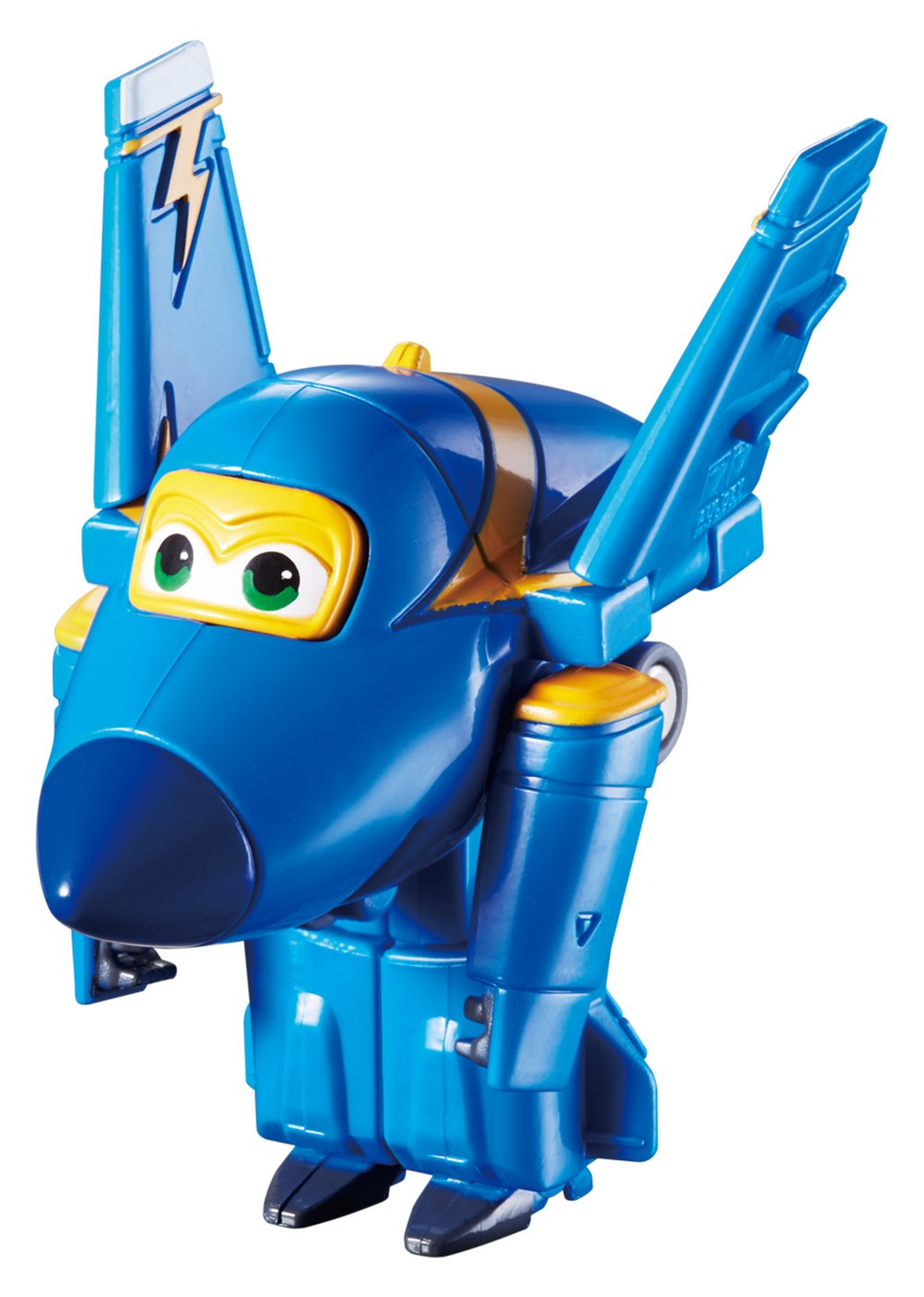 Super Wings - – Jerome’S Stunt Bot | Transforming Toy Vehicle Set | Includes Transform-A-Bot Jerome Figure | 2" Scale