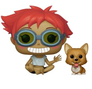 funko pop & buddy animation: cowboy bebop - edward & ein collectible figure, multicolor