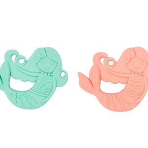 ORE Originals Mermaid Silicone Teether 2pk, 2 CT