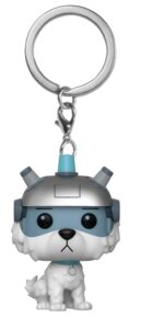 funko pop keychain: rick & morty - snowball collectible figure, multicolor