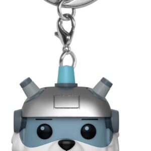 Funko Pop Keychain: Rick & Morty - Snowball Collectible Figure, Multicolor