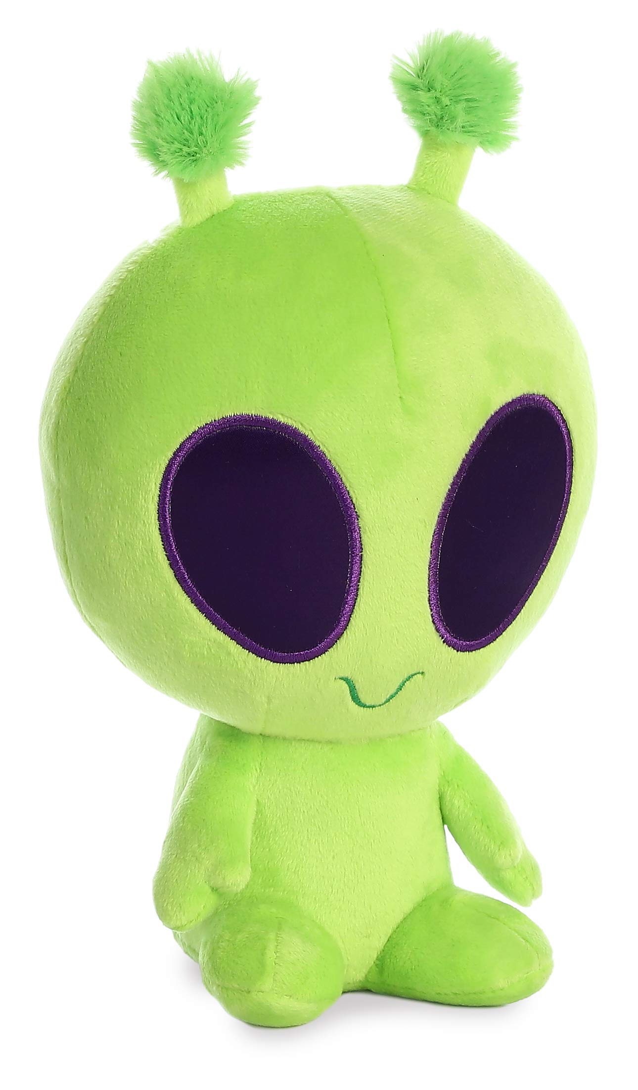 Aurora® Interstellar Galactic Cuties™ Twitch Light Up Alien Stuffed Animal - Cosmic Companions - Illuminating Fun - Green 8 Inches