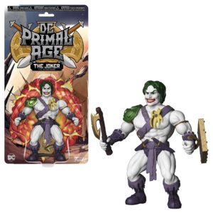 funko dc primal age - joker collectible figure, multicolor