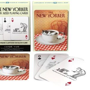 New York Puzzle Company Cat Cartoon Playing Cards