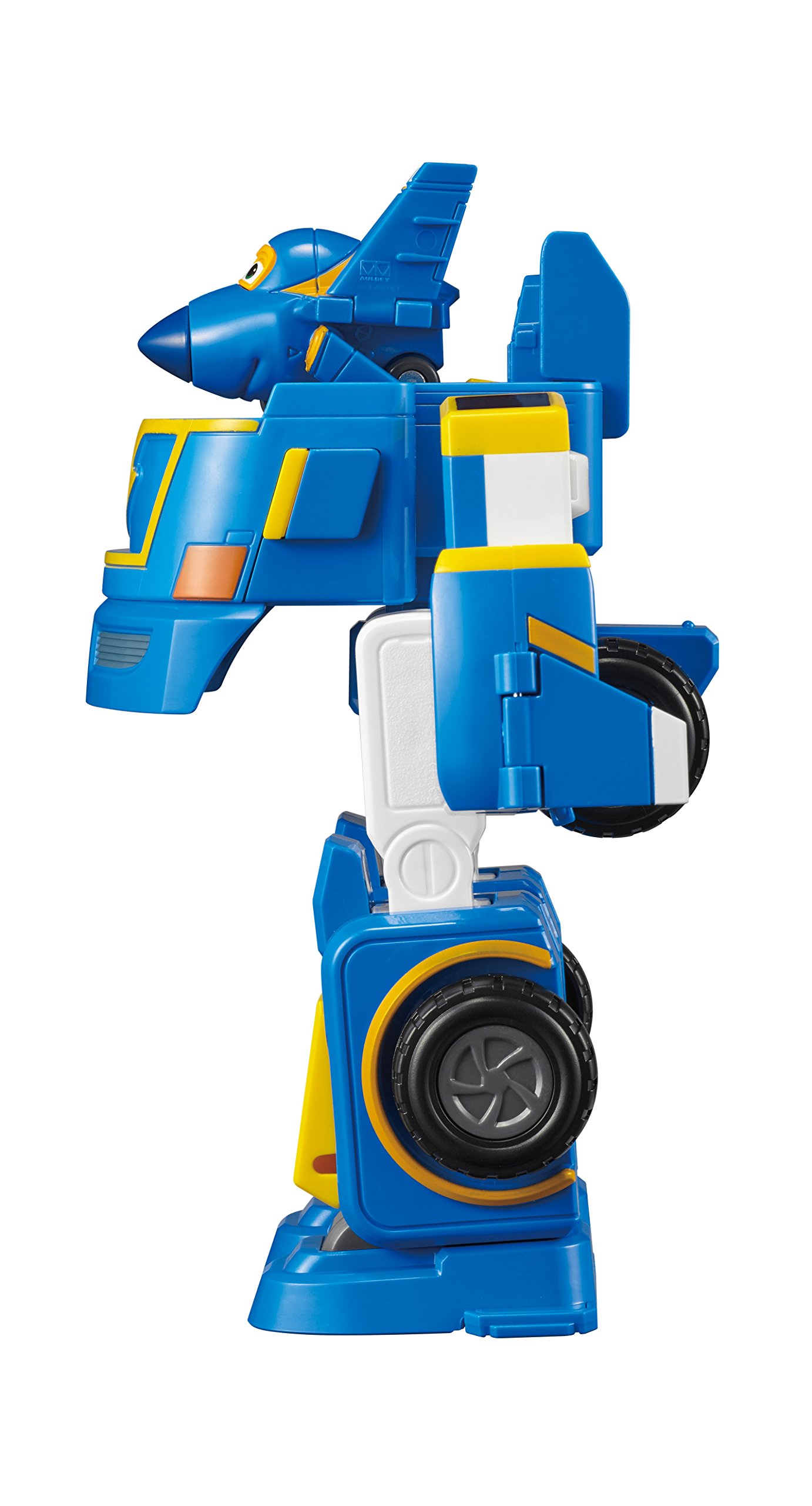 Super Wings - – Jerome’S Stunt Bot | Transforming Toy Vehicle Set | Includes Transform-A-Bot Jerome Figure | 2" Scale