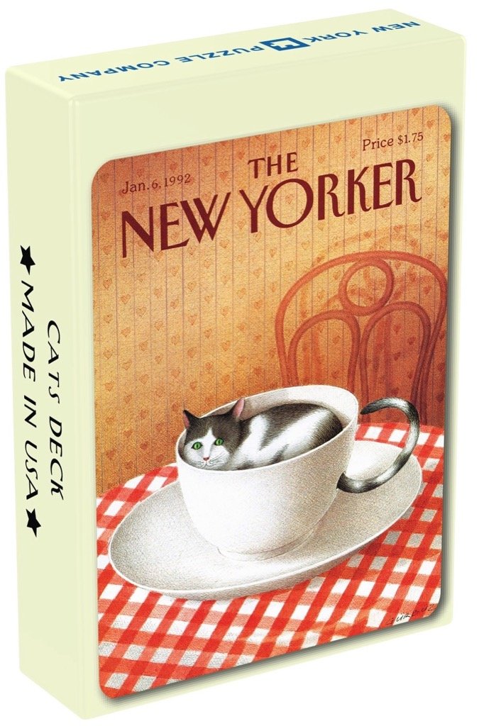 New York Puzzle Company Cat Cartoon Playing Cards