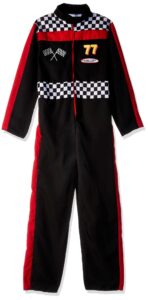 fun world race car driver costume, medium 8-10, multicolor