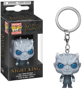 funko pop keychain: game of thrones - night king collectible figure, multicolor