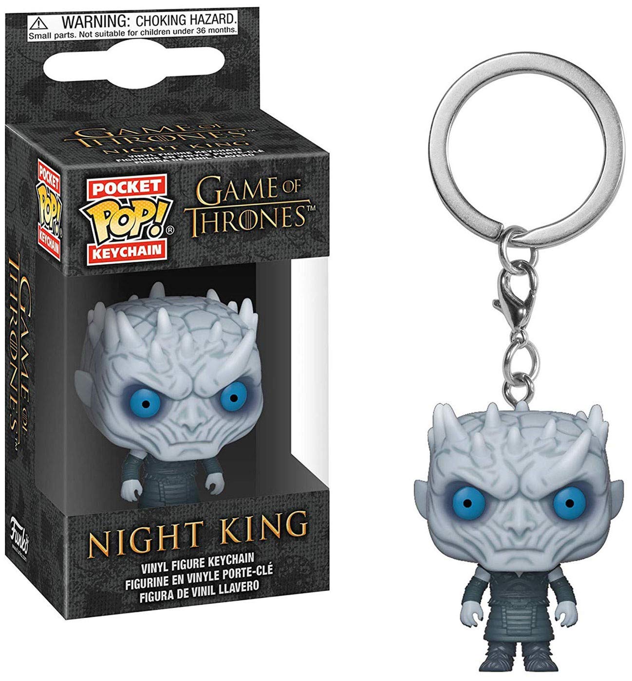 Funko Pop Keychain: Game of Thrones - Night King Collectible Figure, Multicolor