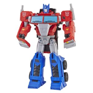 transformers e3639 cyberverse action attackers: ultra class optimus prime action figure toy