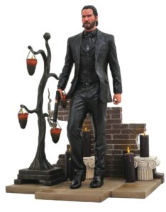 diamond select toys gallery: john wick 2 pvc figure statue, 9 inches