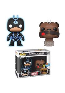 funko san diego comic-con 2018 pop! marvel teleporting lockjaw & black bolt vinyl figure two pack