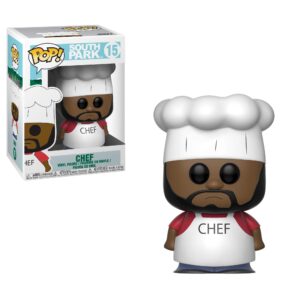 funko pop television: south park - chef collectible figure, multicolor