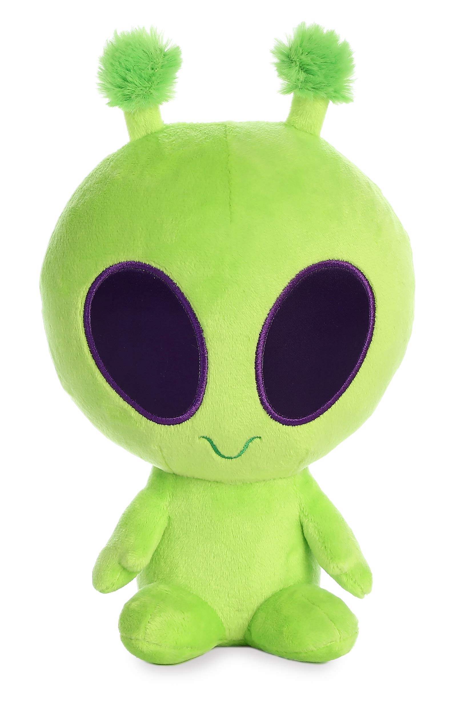 Aurora® Interstellar Galactic Cuties™ Twitch Light Up Alien Stuffed Animal - Cosmic Companions - Illuminating Fun - Green 8 Inches