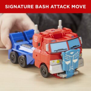 Transformers E3639 Cyberverse Action Attackers: Ultra Class Optimus Prime Action Figure Toy