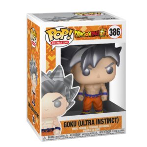 funko pop animation: dragonball super - goku ultra instinct form collectible figure, multicolor, standard