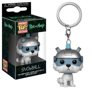 Funko Pop Keychain: Rick & Morty - Snowball Collectible Figure, Multicolor