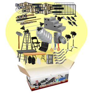 50 piece accessory starter kit for wrestling figures