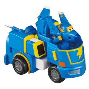 Super Wings - – Jerome’S Stunt Bot | Transforming Toy Vehicle Set | Includes Transform-A-Bot Jerome Figure | 2" Scale