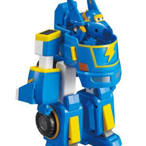 Super Wings - – Jerome’S Stunt Bot | Transforming Toy Vehicle Set | Includes Transform-A-Bot Jerome Figure | 2" Scale