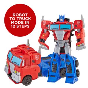 Transformers E3639 Cyberverse Action Attackers: Ultra Class Optimus Prime Action Figure Toy