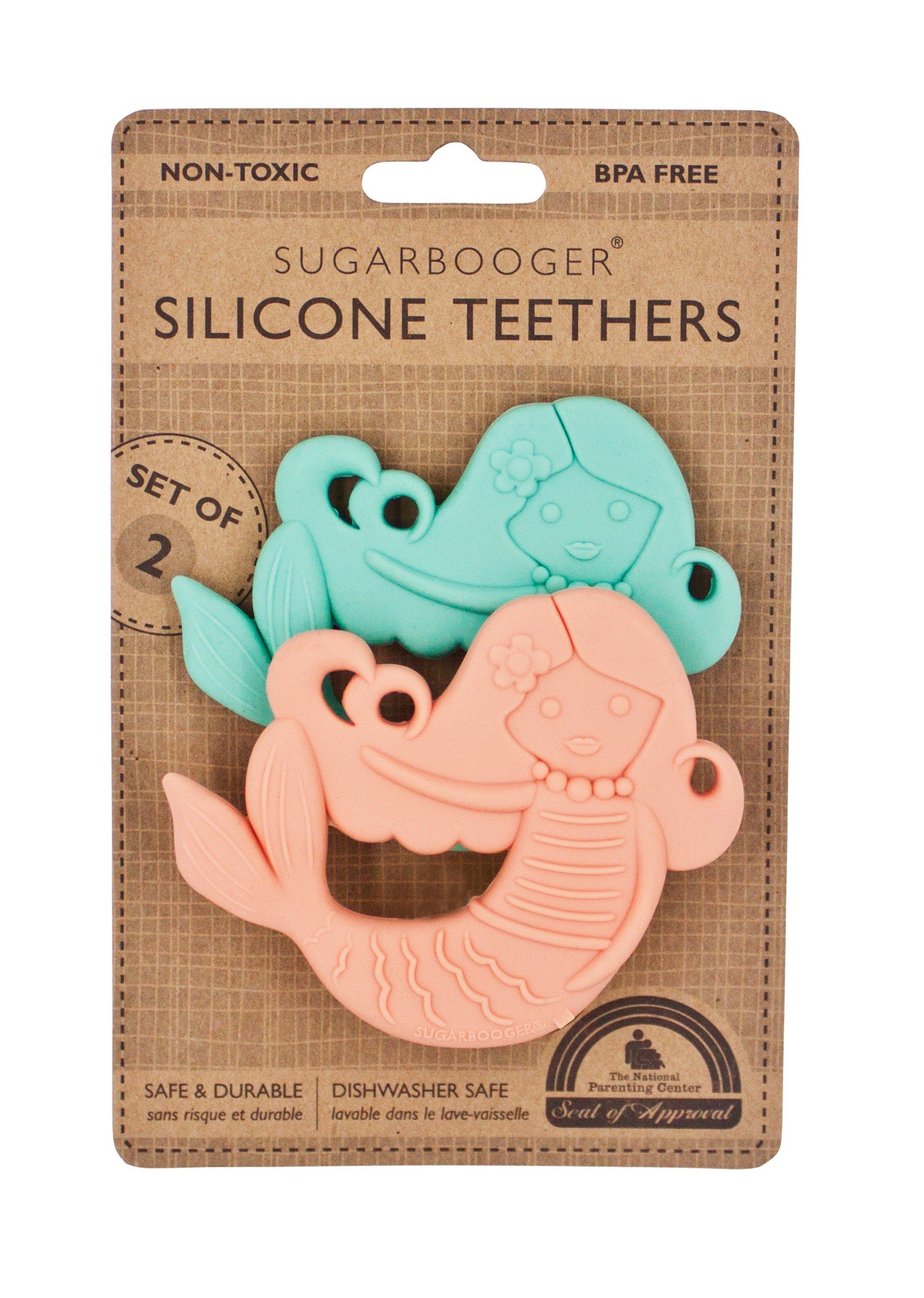 ORE Originals Mermaid Silicone Teether 2pk, 2 CT