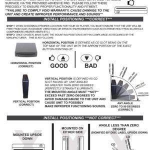 MITO AUTO OE Integrated Vehicle CD Player via USB Radio Connection (MIT-USBCDPLAYER) - (See User Guide Pdf for Vehicle Fit Chart)