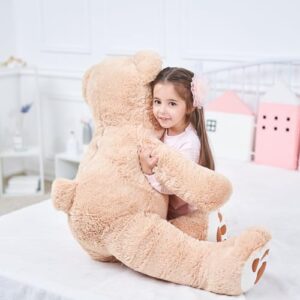 IKASA Giant Teddy Bear Plush Toy Stuffed Animals (Brown, 39 inches)