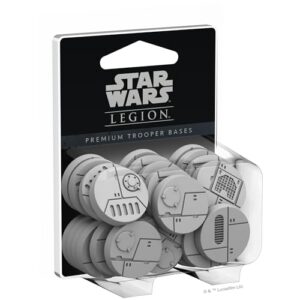 star wars: legion premium trooper bases - elevate your gameplay, tabletop miniatures game, strategy game for kids and adults, ages 14+, 2 players, 3 hour playtime, made by atomic mass games