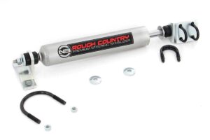 rough country n3 steering stabilizer for 1976-1986 jeep cj7 4wd - 8734530