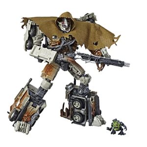 transformers toys studio series 34 leader class dark of the moon movie megatron with igor action figure - kids ages 8 and up, 8.5-inch