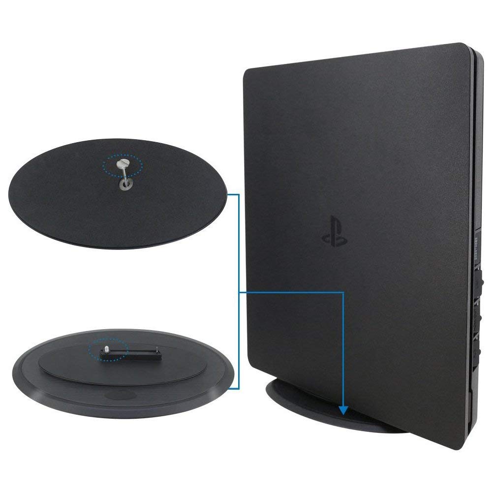 OSTENT Non-Slip Vertical Stand Dock Mount Cradle Holder for Sony PS4 Slim Console