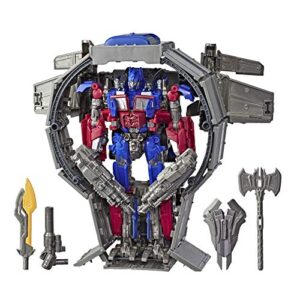 transformers toys studio series 44 leader class dark of the moon movie optimus prime action figure - kids ages 8 & up, 8.5"