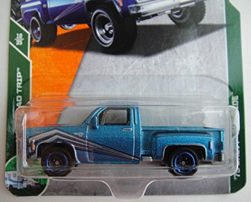 Matchbox ROAD TRIP, BLUE '75 CHEVY STEPSIDE 18/35 65TH ANNIVERSARY CARD