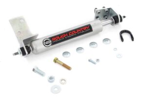 rough country n3 steering stabilizer for 1988-2006 chevy/gmc truck/suv - 8732630