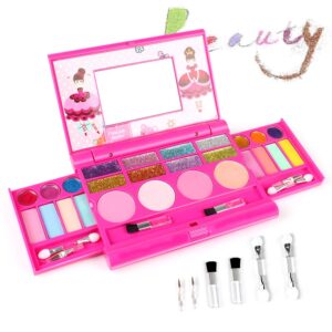 amosting real makeup toy for girls pretend play cosmetic set make up toys kit gifts for toddler kids