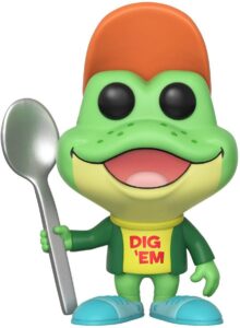 funko pop ad icons - dig em' frog collectible figure, multicolor