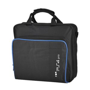 zerone portable carrying bag travel shoulder bag storage case for ps4 pro black