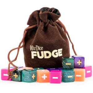 deluxe fudge dice mystical starter set with bag - set of 20 dice!