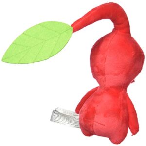 Little Buddy 1647 Pikmin Leaf 7" Plush, 6", Red