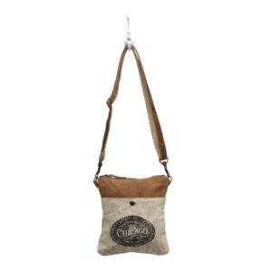 myra bag the chicago upcycled canvas crossbody bag s-0888