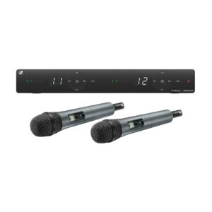 sennheiser xsw 1-835 dual channel wireless microphone system,black