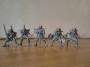 fantasy battles viking warriors 54 mm 1/32 - 5 fantasy sci-fi tehnolog russian toy soldiers dnd action miniatures