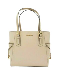 michael kors textured leather tote- oat