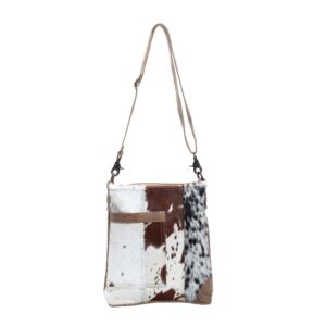 myra bag stripes cowhide shoulder bag s-1165