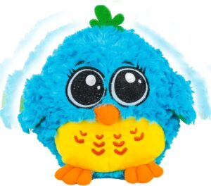 baby toys 6-12 months & up - 'mr. blue' dancing & singing bird - sound & touch activated musical toy for boys & girls - ideal gift for infants, babies & toddlers