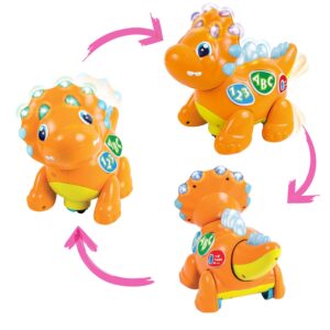 KiddoLab Baby Dinosaur Toy.- Infant Toys with Music, Lights & Dancing Activities. Development Toys for Preschool Learning, Baby Toys for 18 Months & Up